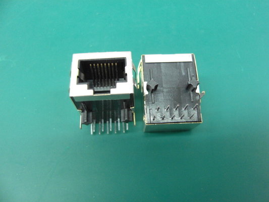 Сила HFJ11-1G02ERL над ODM разъема 10p8c Pin RJ45 PCB 10 локальных сетей