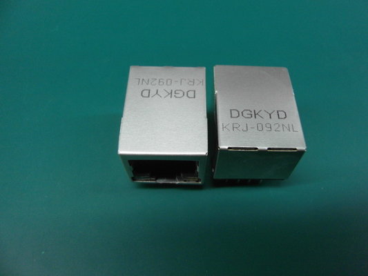 Локальные сети магнитное RJ45 Jack HR911102A 10/100Base с Платой-вниз 21.3mm СИД