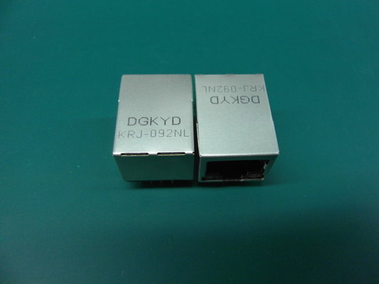 Локальные сети магнитное RJ45 Jack HR911102A 10/100Base с Платой-вниз 21.3mm СИД