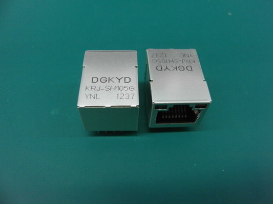8P8C прямоугольное магнитное RJ45 Jack для ПЛАТЫ доск ПК ВВЕРХ ПО HR871181A