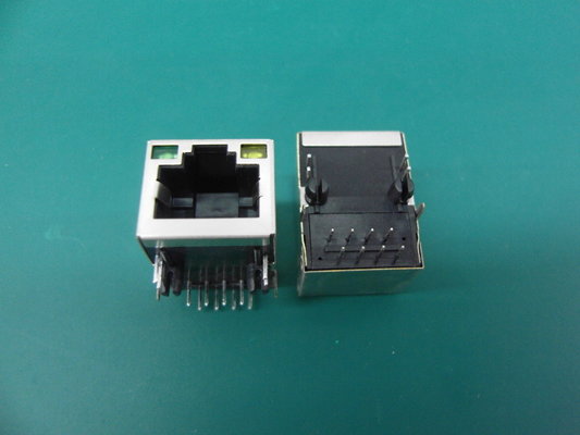 8P8C прямоугольное магнитное RJ45 Jack для ПЛАТЫ доск ПК ВВЕРХ ПО HR871181A