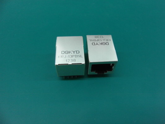 Экран модульное RJ45 Jack PCB 90° 10/100Base-Tx PA66 с раковиной металла