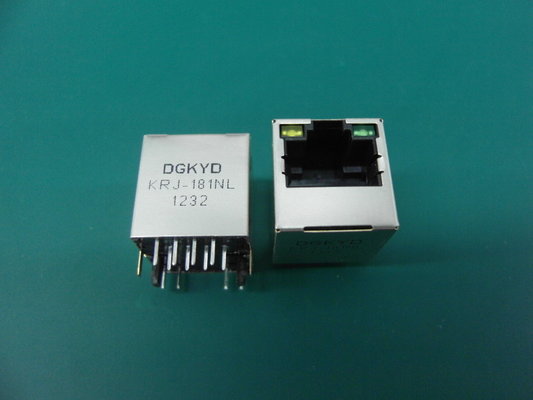 UTP Single Port Ethernet Cable Coupler RJ45 Modular Top Entry With LED