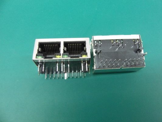 1000M IEEE 1 x 2 modulo del recipiente di grado RJ45 del porto 90 per il ricetrasmettitore CATALOGANO giù