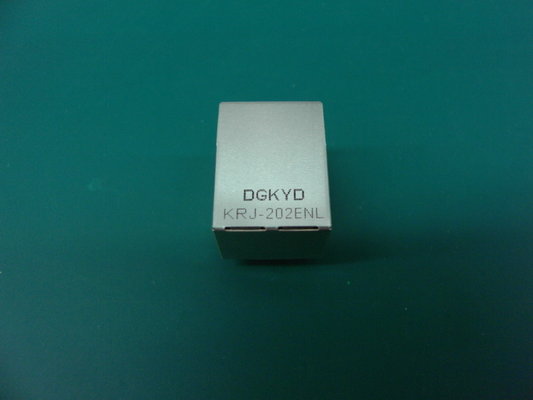 10/100/1000Base-T серебрят Плату-Вниз локальных сетей RJ45 PCB 10P8C подгонянную разъемом