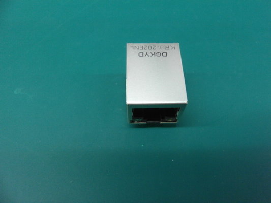 10/100/1000Base-T серебрят Плату-Вниз локальных сетей RJ45 PCB 10P8C подгонянную разъемом