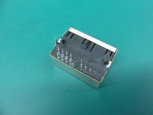 10/100base Right Angle RJ45 Cat6 Keystone Jack 1 x 2 Ethernet Connector KRJ-215WCNL