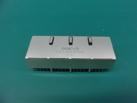 Порт кабельного соединителя локальных сетей PCB RJ45 Shieded Multi, магнитная Плата-Вниз