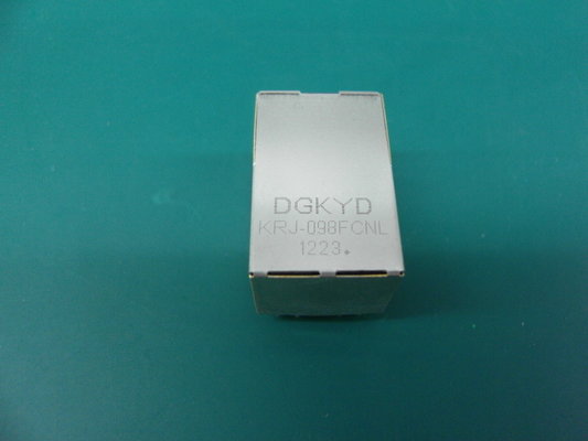 10/100Base-T Verbindungsstück der Katzen-5e RJ45 mit Magnetics LED, 25.4mm Länge Soem