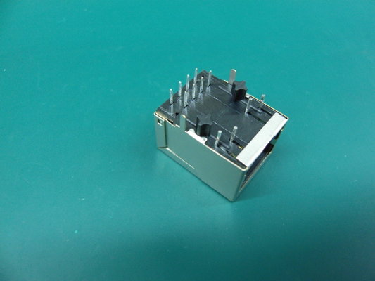 J0011D01BNL / J00-0045NL UTP RJ45 Connector With LED Side Angle , Cat 6 Cat 5 Use
