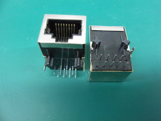 Защищайте порт маршрутизатора WIFI Rj45 Emi одиночный/RJ45 с интегрированным Magnetics 8 штырей
