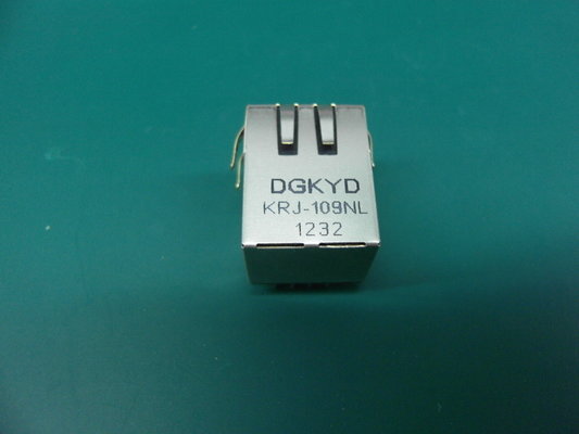 1 x 1 вертикальное СИД магнитное RJ45 Маунта определяет порт Jack CAT6 с бортовым входом