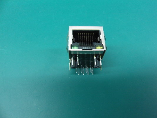 1 x 1 вертикальное СИД магнитное RJ45 Маунта определяет порт Jack CAT6 с бортовым входом