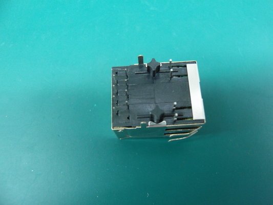 Netz-modularen Jacks RJ45 IEEE 802,3 Verbindungsstück mit LED-Vorsprung-Unten Shieded KRJ-109NL