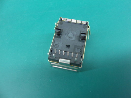 6p8c разъем с штырями СИД 6, 1 x 1 порт установленной верхней коробки JP011821UNL Rj45
