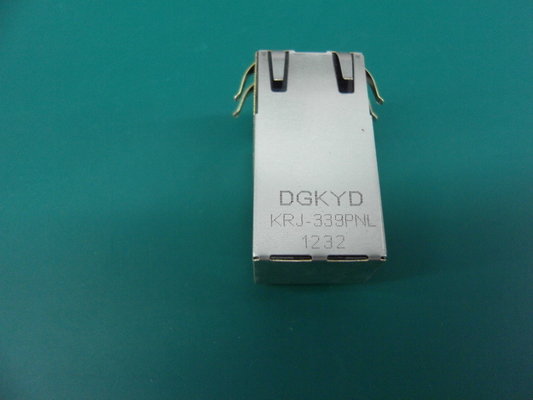 Shielded CAT5 CAT6 16 Pin POE RJ45 Jack Module 1 x 1 Single Port Side Entry