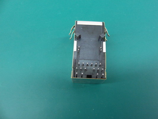 Shielded CAT5 CAT6 16 Pin POE RJ45 Jack Module 1 x 1 Single Port Side Entry