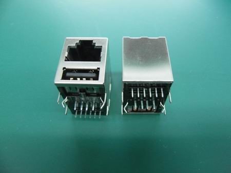 Фильтруйте разъем USB мужчины RJ45 кабеля с кристаллическим Pin 1500V головки 10