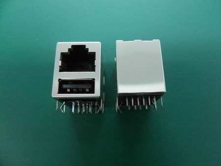 Фильтруйте разъем USB мужчины RJ45 кабеля с кристаллическим Pin 1500V головки 10