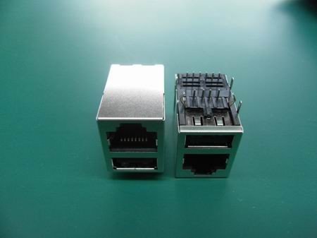 Фильтруйте разъем USB мужчины RJ45 кабеля с кристаллическим Pin 1500V головки 10