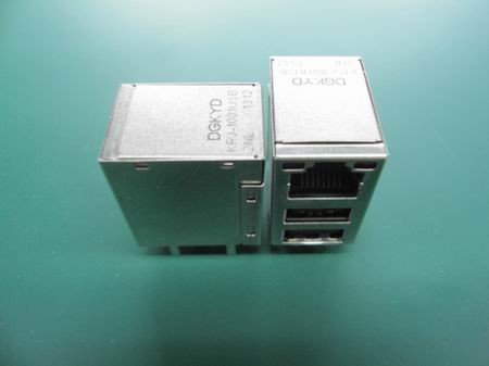 18 разъем USB частоты коротковолнового диапазона RJ45 Pin, привязывает 27.4mm 10/100/1000base