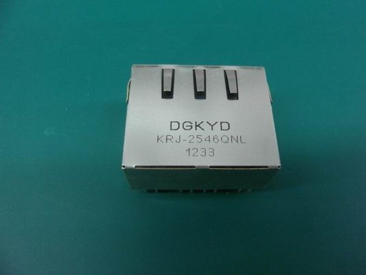 Порт 2 кота 6 UTP защищал RJ45 Pin разъема 10, jacks карточки RJ-45 10/100/1000M сетчатые