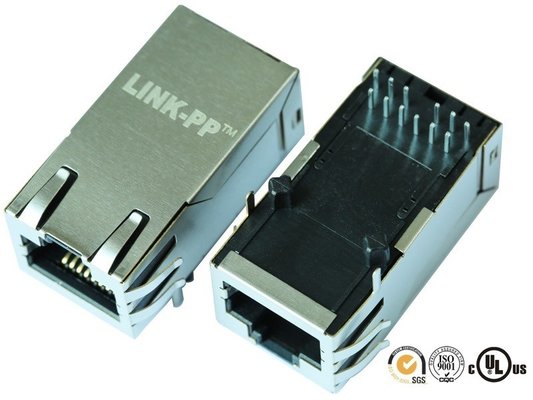 1840425-2 Magnetic RJ45 Jack Gigabit POE ET Circuit Shielded Protocol Converter