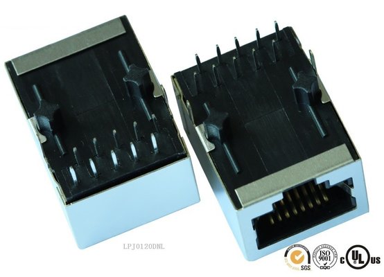 LU1S114 Magnetic RJ45 Jack WITH 10 / 100 BASE-TX MAGNETICS LPJ0120DNL