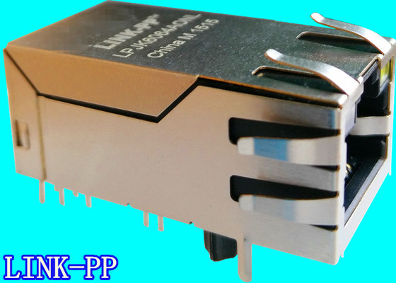 Gigabit POE RJ45 Jack Modular Jack LPJK6064AONL 10 / 100 / 1000Base-TX Injector