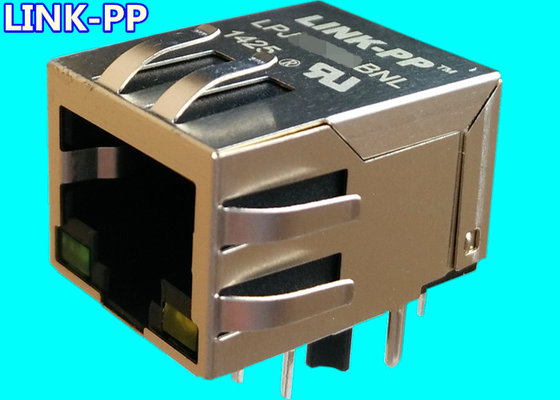 FastJack POE RJ45 Connector LPJ4514GENL 10 / 100M Unmanaged Media Converters