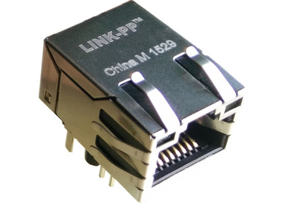 74990111217 Magnetic RJ45 Jack Tab-Up With 10 / 100Bae-T Magnetic LPJ16011ADNL