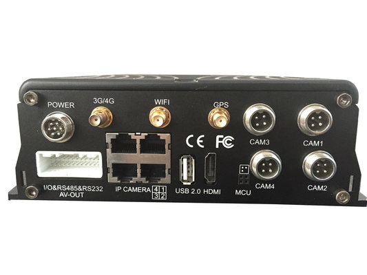 4 Channels SSD Mobile DVR , High Definition Hard Disk Mobile NVR