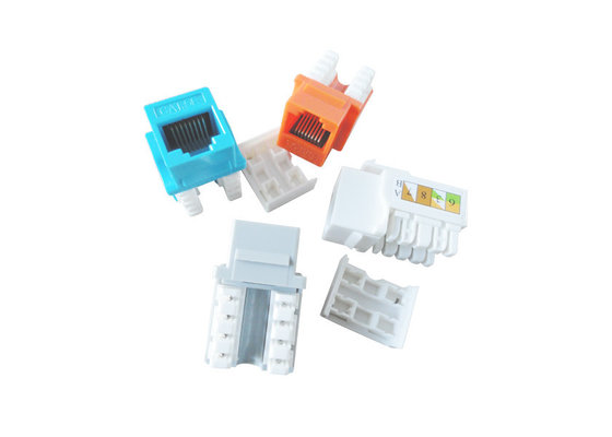 180 Degree UTP Cat 5e Keystone Jack, Unshielded RJ45 Modular Connector