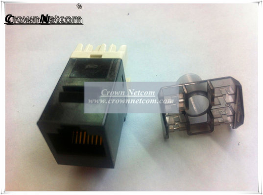 испытание двуустки пропуска хорошего качества jack 180degree utp RJ45 jack cat6 keystone модульное для AMP