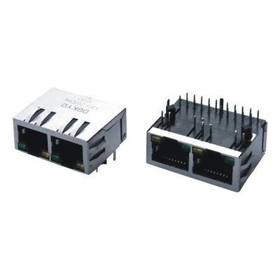 плата 10/100M ВВЕРХ ПО фильтру RJ45 сети с снабжением жилищем черноты трансформатора PBT