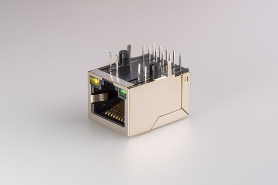 Gree Rj45 с трансформатором, локальной сетью Magnetics прямоугольной Платы-Вверх порта Rj45 Giga одиночной интегрированной