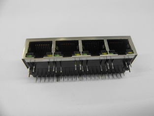Гигабит 4-Port RJ45 с трансформатором, 1 x 4 фильтром порта RJ-45 Jack