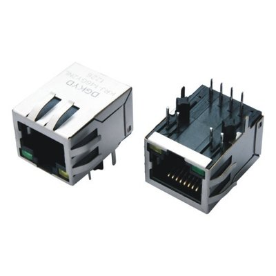 Внутреннее магнитное 8P8C RJ45 с трансформатором для сетчатого моста, раковины металла