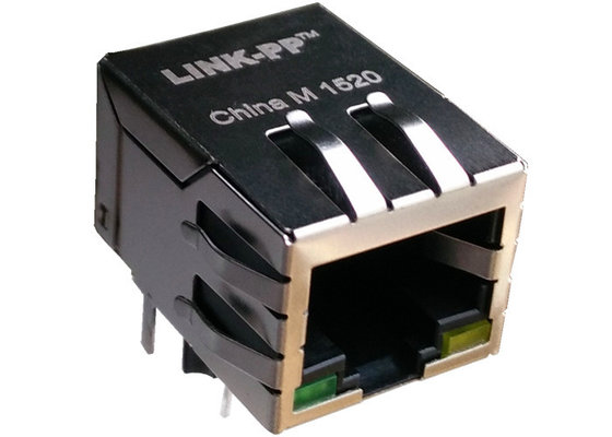 HFJ11-1G01E Magnetic RJ45 Jack Single Port Gigabit FastJack RJ-45 Connectors