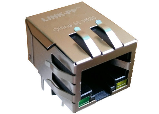 Компьютерные терминалы разъема 10BASE-T RJ-45 порта HFJ11-S114ERL FastJack одиночные