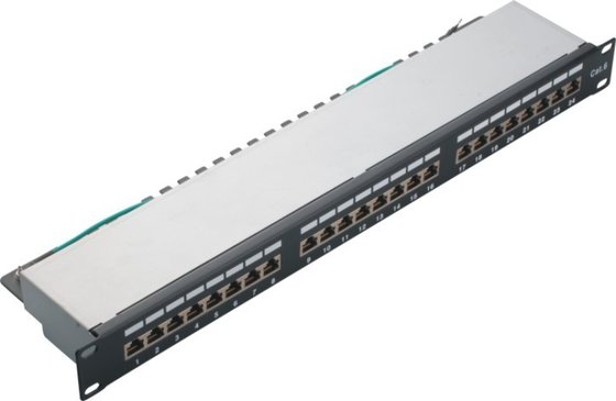 Cat6 STP RJ45 защищало пульт временных соединительных кабелей 1U сети для системы платного кабельного телевидения LAN
