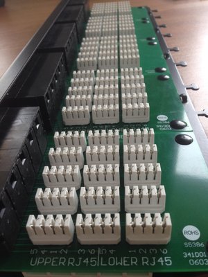 Cat6 STP RJ45 защищало пульт временных соединительных кабелей 1U сети для системы платного кабельного телевидения LAN