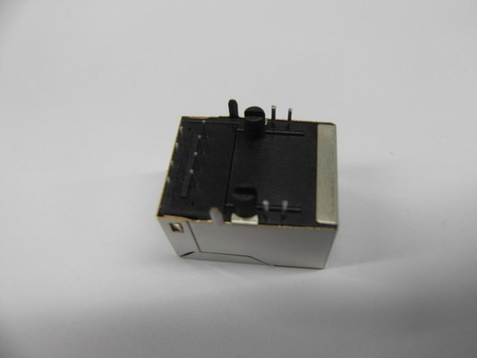 le robinet 0.85INCH vers le haut de 100M RJ45 a protégé le connecteur pour le câble Ethernet rapide de CAT 5&6, RJ45 magnétique