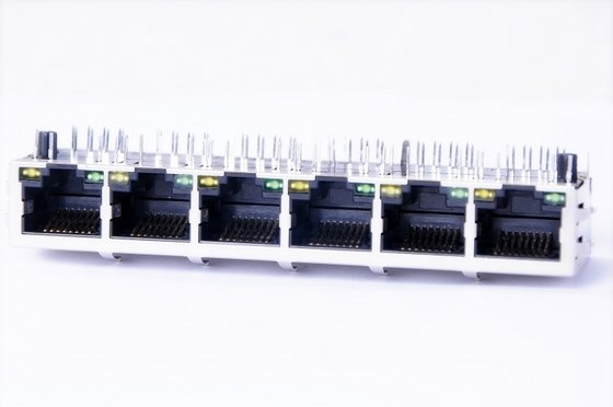 CE Approved Multi Port RJ45 Shielded Connector Circuit Board Used