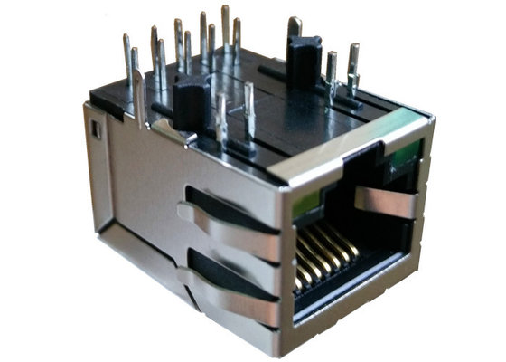 Гигабит PoE+ HFJ11-LGHRPE-L12RL/разъем POE RJ45 с дросселем единого режима