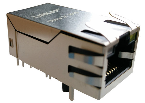 Врезанный модуль разъема 100M XFVOIP5QSESD-CTYG1-2L POE RJ45 магнитный