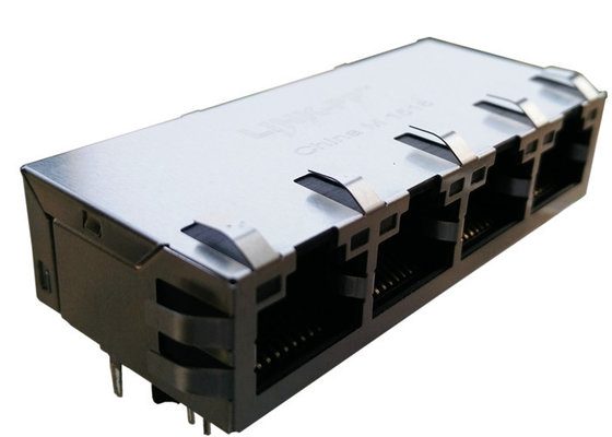 8-1761889-8 tensione Rj45 di Poe schermata con l'ingresso di multimedia 10/100Base-TX
