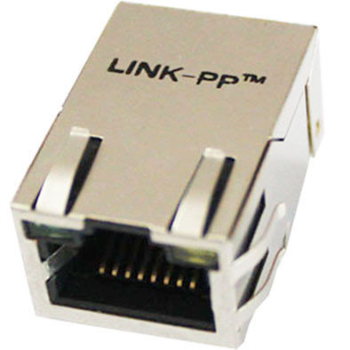 Одиночный разъем Magjack POE RJ45 порта с 8 Pin, длина 25.40mm