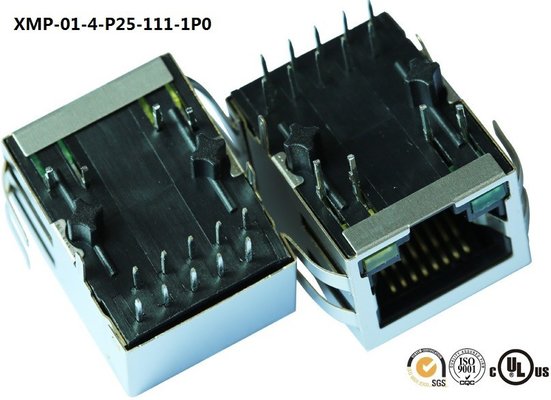 разъем PoE Rj45 порта 10/100Base-T с MAG XMP-01-4-P25-111-1P0