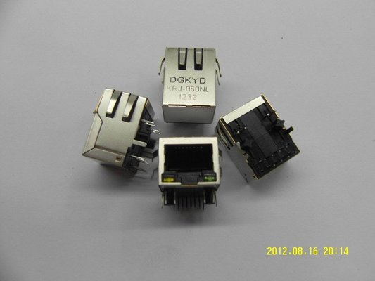 1x1 плата вниз RJ45 определяет разъемы порта с трансформаторами 10/100BASE